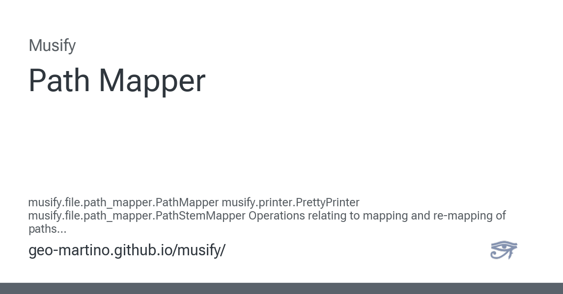 Path Mapper — Musify