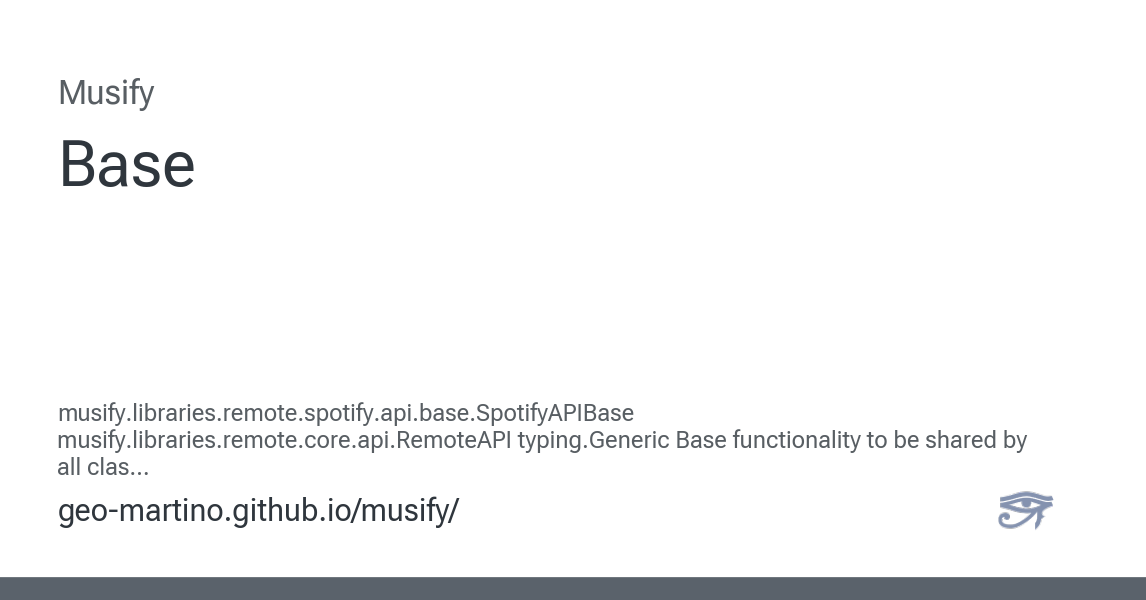 Base — Musify